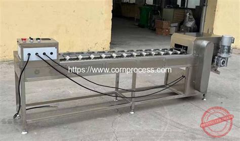 Automatic Corn Top And Tail Cutting Machine For Australia Customer