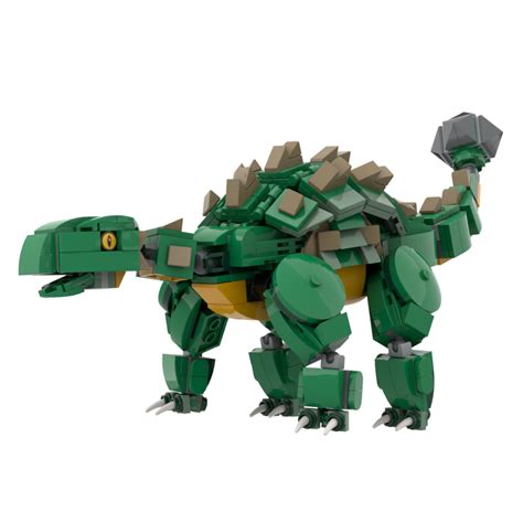 Lego Moc Ankylosaurus By Brickfolk Rebrickable Build With Lego