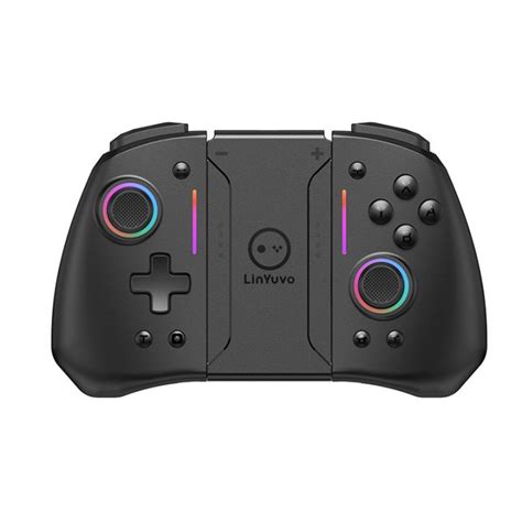 Linyuvo Wireless Controller With Dual Vibration 6axis Wake For Ns Switch Joypad Game Handle Grip