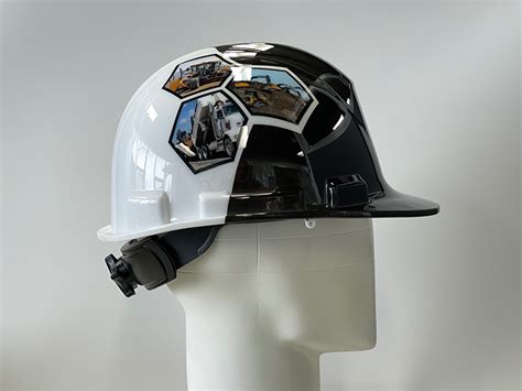 Custom Wrap Hard Hats With Company Images And Logos