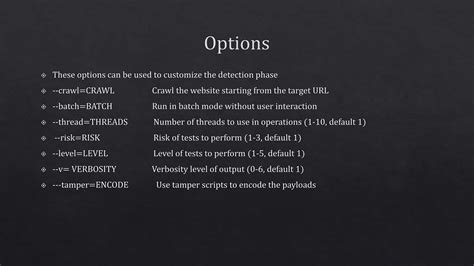 Sqlmap Using Kali Linux By 22011556 105pptx