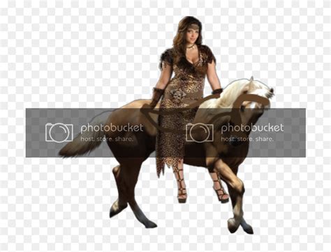 An Fierce Barbarian Babe Riding Her Beautiful Palomino Stallion Hd Png Download 711x647