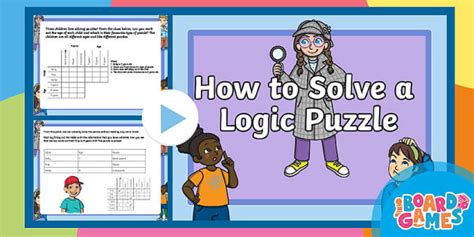 How To Solve A Logic Puzzle PowerPoint Twinkl Puzzled