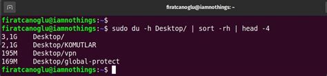 Örneklerle Linuxta Du Komutu Nasıl Kullanılır Linux Data Linux Sysadmin