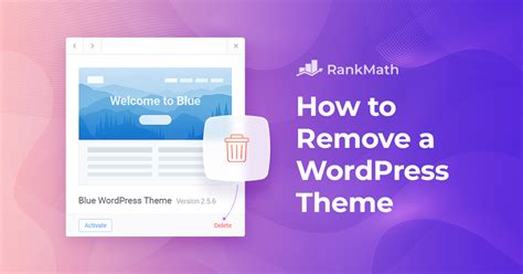 how to remove a wordpress theme [4 easy methods] rank math