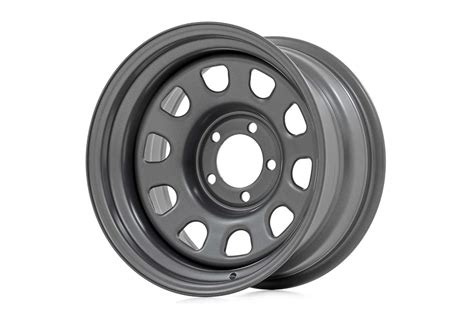 Rough Country Gray Steel Wheel 16x8 6x55 12mm Rc51 6883g