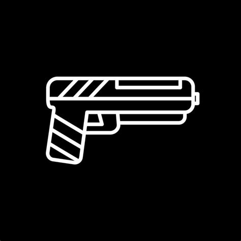 Pistol Vector Icon Design 25992576 Vector Art At Vecteezy