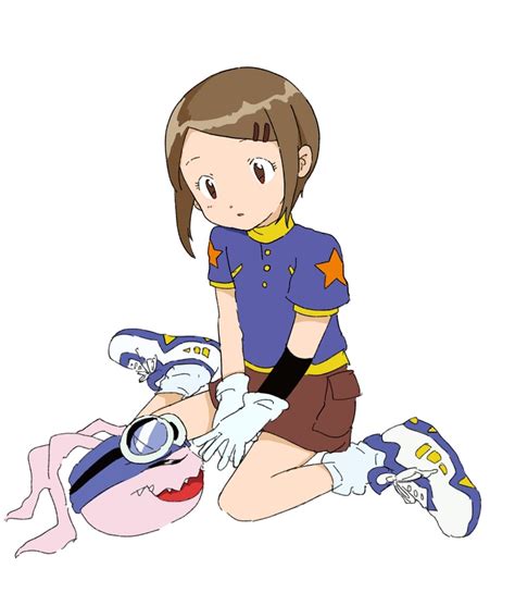 Yagami Hikari Yagami Taichi And Koromon Digimon And More Danbooru