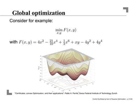 Control Synthesis By Sum Of Squares Optimization Ppt