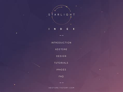 감성을 자극하는 아름다운 밤하늘의 느낌을 가지고 디자인 한 Pt템플릿을 배포합니다 영상 One Bright Dot 과 어플리케이션 Two Dots 에 영감을