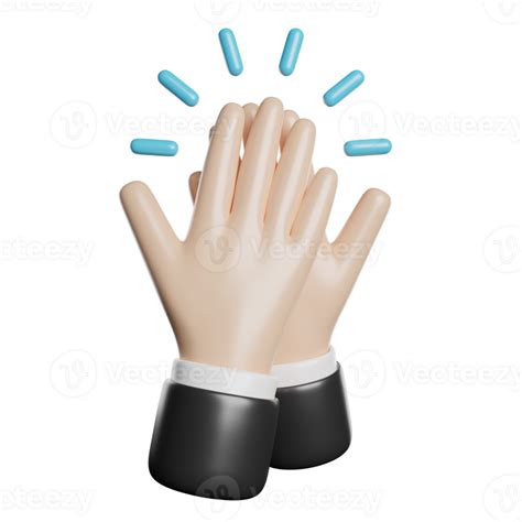 High Five Gesture 39836549 Png