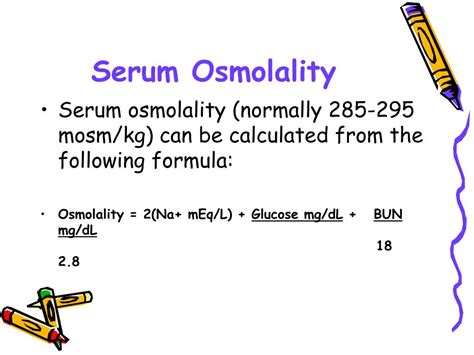 How To Calculate Serum Osmolality In This Study We Compared The
