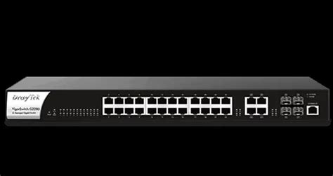 Draytek Vigorswitch G2280 28 Port L2 Managed Gigabit Switch Network Switches And Access Point