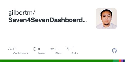 GitHub Gilbertm Seven SevenDashboardApi