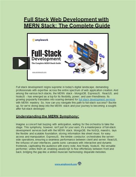 Ppt Full Stack Web Development With Mern Stack The Complete Guide Powerpoint Presentation