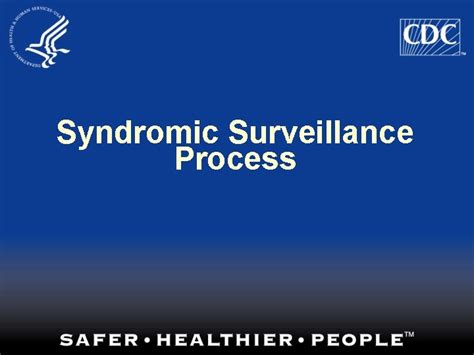 Implementing A Syndromic Surveillance System Objectives Policy And