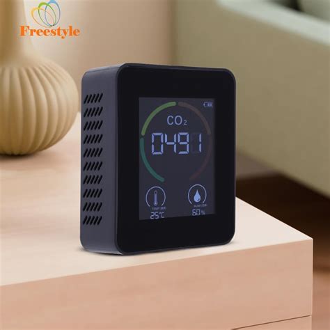 3 In 1 Digital Co2 Meter Air Quality Monitor Temperature Humidity Tester [freestyle01 Ph