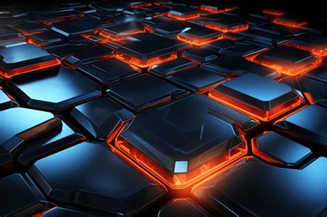 There Is A Computer Keyboard With Glowing Keys On It Generativ Ai Premium Ai Generated Image