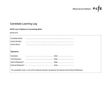 Ncfe Level 3 Diploma In Counselling Skills Docest