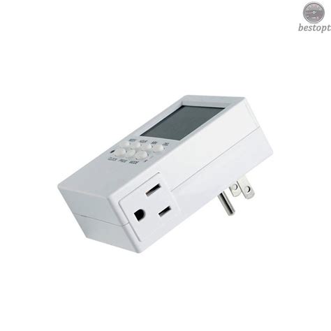 Bando Digital Timer Socket With Lcd Display Countdown Time Setting Switch