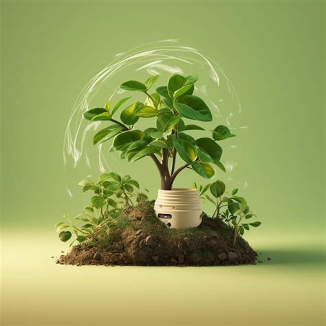 Premium Ai Image World Plant Power