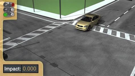 vehicle collision side impact 3d animation youtube