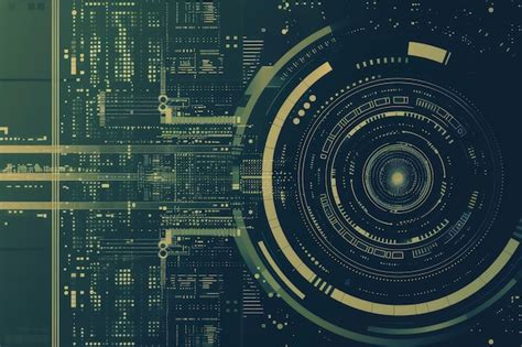 Premium Photo Abstract Futuristic Digital Interface