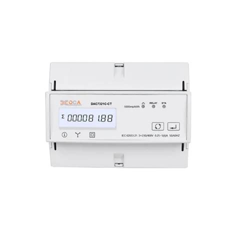 Din Rail Three Phase Meter Multi Tariff Function Energy Meter Remote Control Multimeter With