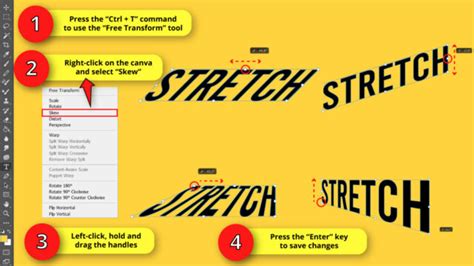 The 4 Best Ways To Stretch Text In Photoshop
