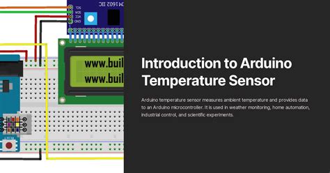 Introduction To Arduino Temperature Sensor