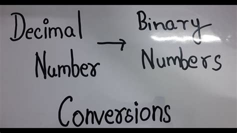 Decimal To Binary Conversions Class 11 Isc Computer Sceince Youtube