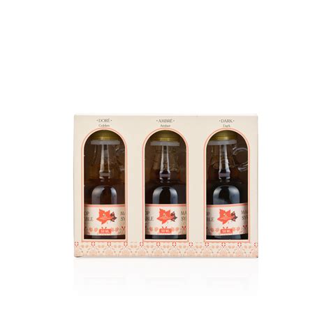 Trio Sirop Dérable La Petite Cabane à Sucre De Québec