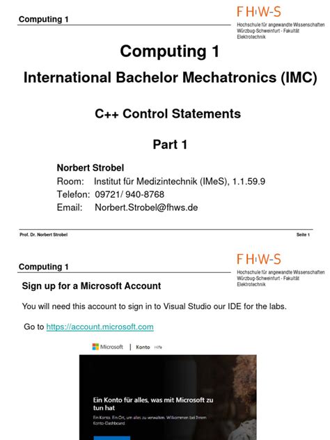 Control Statements In C Part 1 Pdf