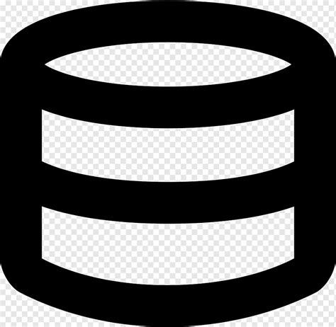검정 원 데이터베이스 상징 테이블 인터넷 익스플로러 선 각도 각도 검은 검정색과 흰색 Png Pngwing