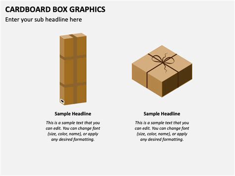 Cardboard Box Graphics For PowerPoint And Google Slides PPT Slides
