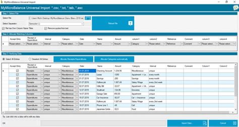 Import CSV Data