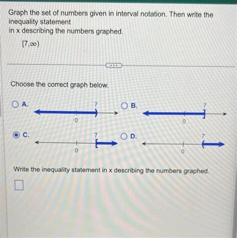 Solved Graph The Set Of Numbers Given In Interval Notation