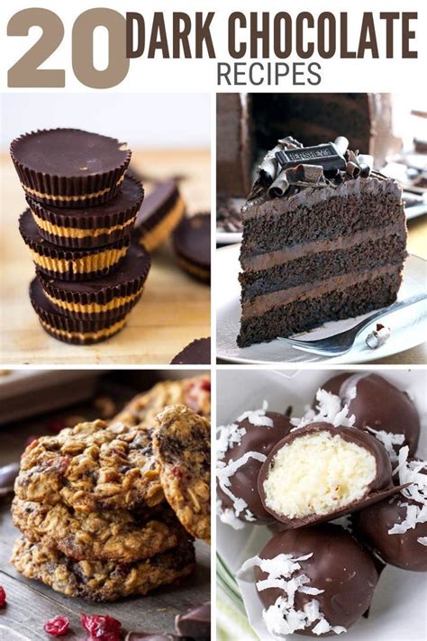 20 Dark Chocolate Recipes For The Chocolate Lover