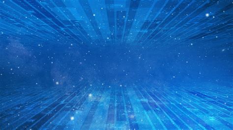 Abstract 3d Technology Futuristic Concept Background Motion Of Digital Data Flow Royal Blue