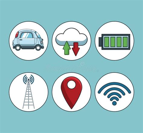 Car Gps Tracker Technology Stock Vector Illustration Of Road 108592221