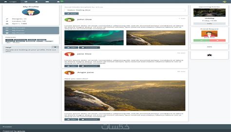 تصميم صفحة ويب باستخدام Html5 Css3 Javascript Bootstrap خمسات