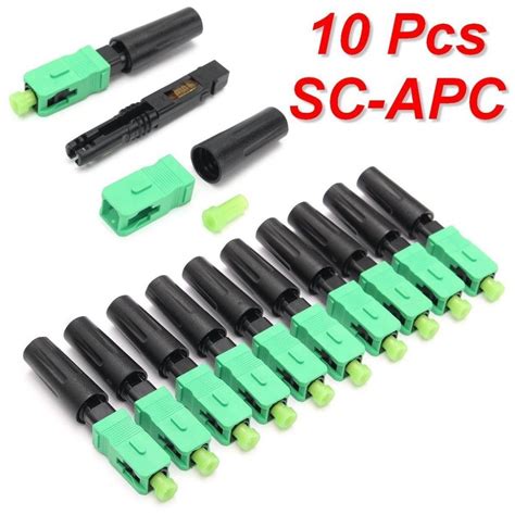 Quick Assembly Connector Ftth Fast Scapc Connector For Ftth Drop Cable