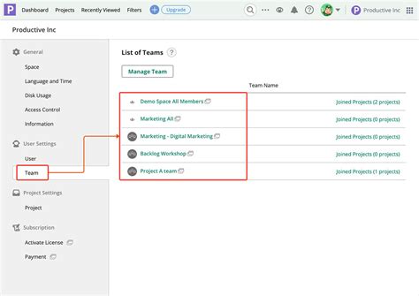 See Which Projects Your Teams Have Joined In The Backlog Space Product Updates Nulab Community