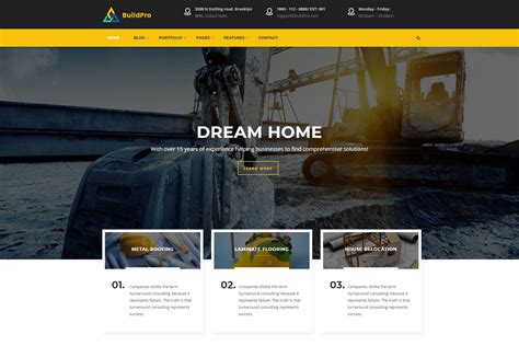 Buildpro Construction Drupal Theme