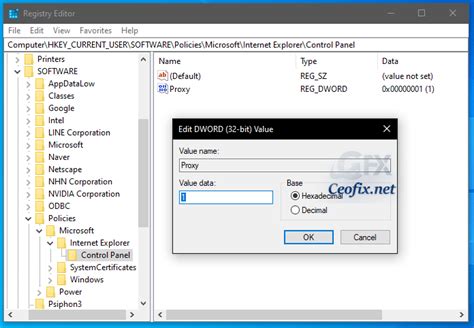 Disable Proxy Use In Windows 10 Permanently