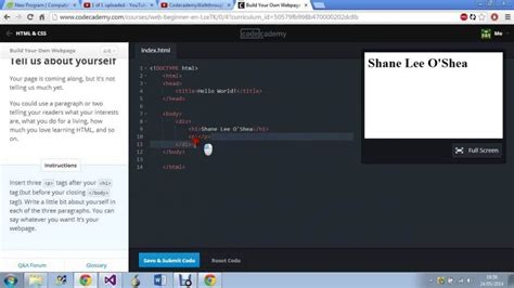 do it yourself tutorials codecademy build your own webpage full tutorial dieno digital