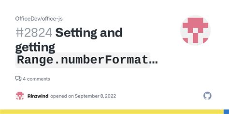 Setting And Getting `rangenumberformat` For A Date Format Gives