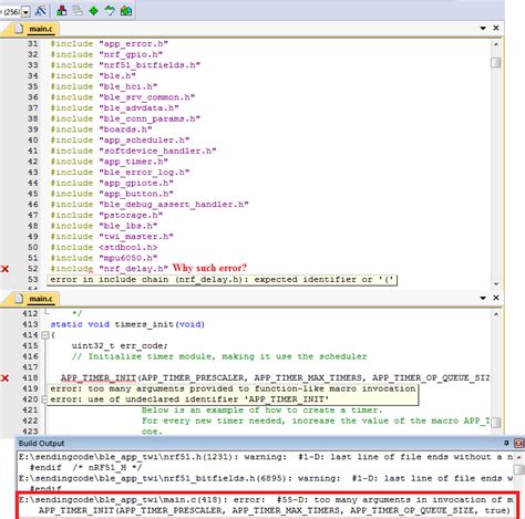 Why Do I Get Errors From Nrfdelayh Nordic Qanda Nordic Devzone Nordic Devzone