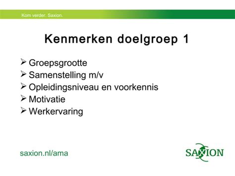 Doelgroepen2016 Ppt