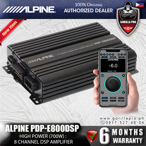 Alpine PDP E DSP HIGH POWER W CHANNEL DSP AMPLIFIER Lazada PH